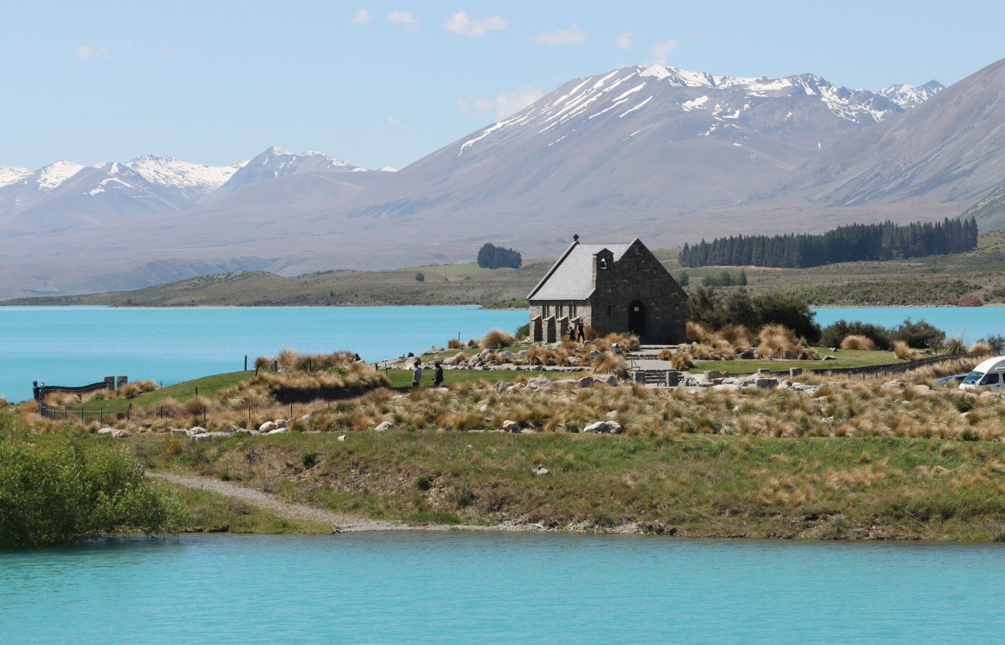 Visiting the Church of the Good Shepherd, Lake Tekapo